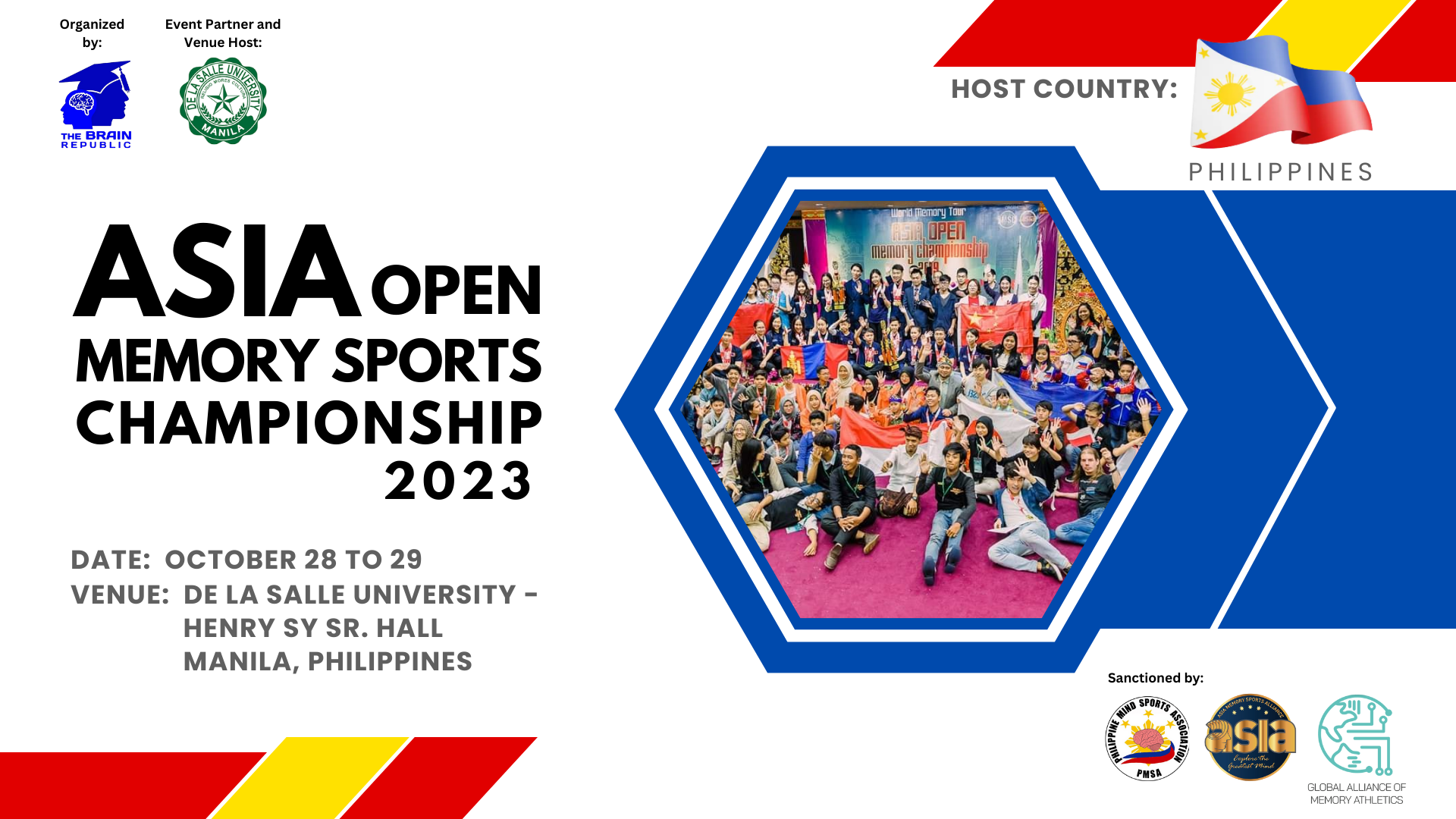 ASIA Open Memory Sports Championship 2023 – Sponsorship Package | The ...